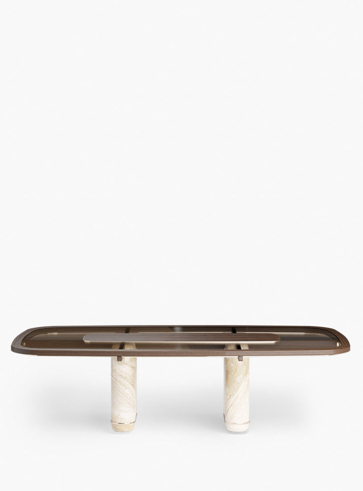 DuPont Marble Plinth Dining Table – Jeffsfurniture